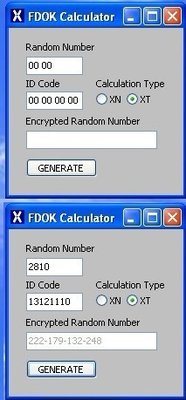 DAS FDOK / VEDOC ENCRYPTED RANDOM NUMBER KG for remove AdBlue in the truck MB Star diagnos
