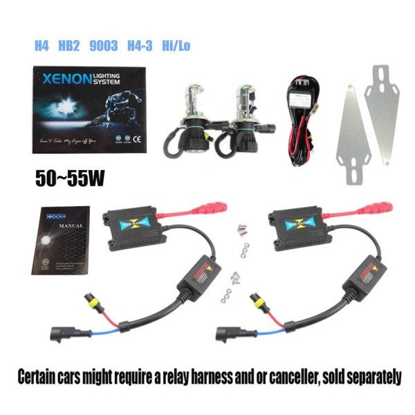 La voiture MINCE de xénon s'allume pour la voiture/le KIT CACHÉ par automobile H4 H13 9004 9007 Hi/Lo