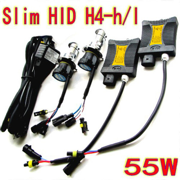 55W SLIM XENON HID KIT H1 H3 H4 H7 H8 H9 H10 H11 H13 9004 9005 9006 9007