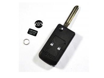Ultra-small 2 Button Flip Remote Key Shell for Toyota Corolla