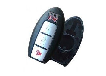 Remote Smart Key Shell 3 Button For Old Nissan GTR With Small Insert Key Blade