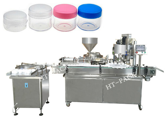 China Cosmetics Bottle / Jar Liquid Filling Equipment 10-60ml 220V / 50HZ supplier