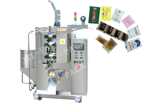 PET / PE Sachet Sauce / Vinegar Automatic Liquid Packing Machine 1-200ml / Bag supplier