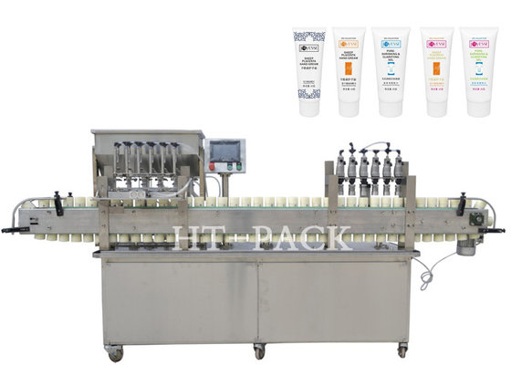 Cream / Pasted / Liquid Soft Tube Filling Machine With PLC Control supplier