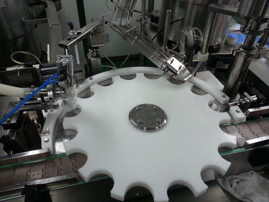 Cosmetics Bottle / Jar Liquid Filling Equipment 10-60ml 220V / 50HZ supplier