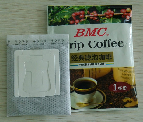 Vertical 15g Bag Coffee Packing Machine With Drip Filter Paper automatic sauce packing machine plastic bag supplier