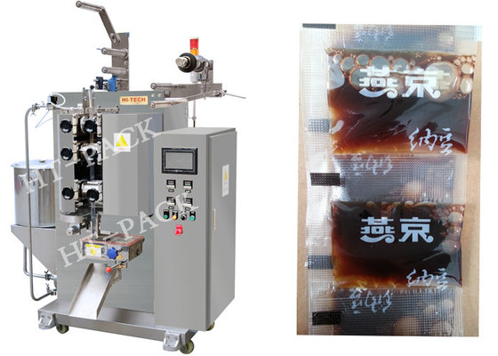 Sachet Oil / Vinegar Automatic Liquid Packing Machine with Magnetic Pump supplier