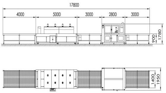 High Speed Semi-Automatic Packing Machine / Horizontal Door Panel Shrink Packing Machine supplier