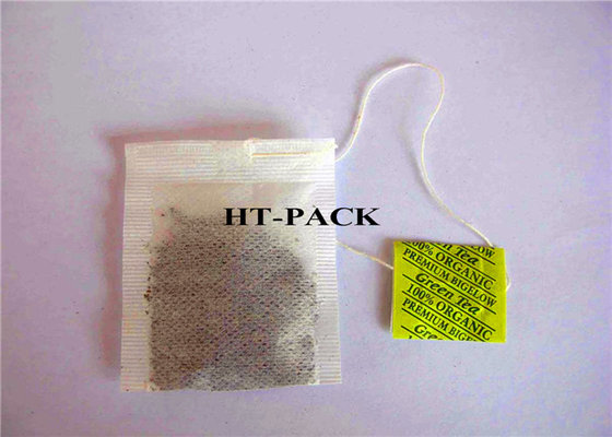 3 Side Hot Seal Automatic Tea Packaging Machine With Thread / Label , CE ROHS Standard supplier