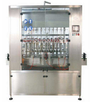 Electronic Automatic Bottle Filling Machine / Liquid Packing Machine For Sauce supplier