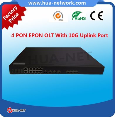 Hot Sale 1U 4PON OLT GEPON equipment for FTTB / FTTH