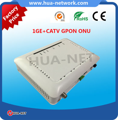 HZW-G801-T ONU GPON 1GE+CATV GPON ONU with high quality from HUANET