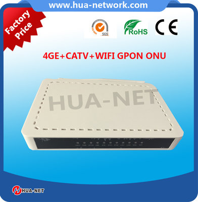 HZW-G804-TW ONT 4GE CATV WIFI GPON ONU for wholesale with fast shipment