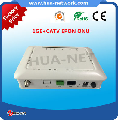 HUANET offer HZW-E801-T ONU EPON 1GE+CATV EPON ONU with huge stock