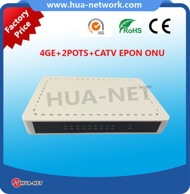 HZW-E804-FT ONU 4GE 2POTS CATV EPON ONU wholesale from Chinese factory