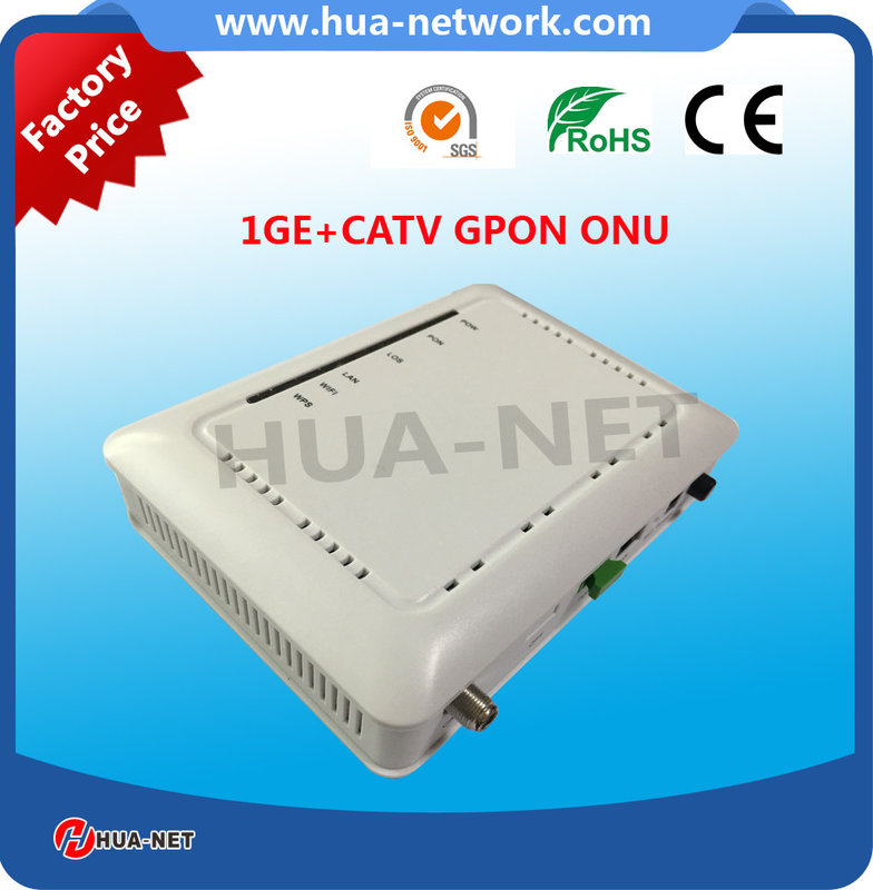 HZW-G801-T ONU GPON 1GE+CATV GPON ONU with high quality from HUANET