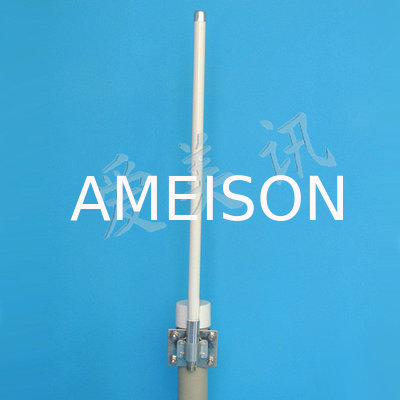 2400 - 2483 MHz 6 DBi  Wifi Omni Fiberglass Antenna , 2.4g Outdoor Antenna
