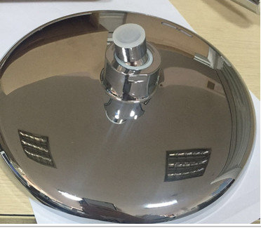 Round Water Purifying Shower Head Set To Increase Pressure For Hotel / Home