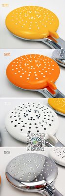 Adjustable Colorful Multifunction Shower Heads / Bathroom Rain Shower Heads