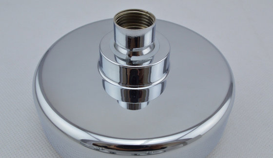 Water Purifying Overhead Shower Head With Filter Round Shape For Bathroom