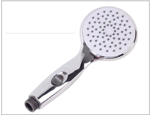 Filtered Handheld Shower Head , Water Purifying Shower Head With Button