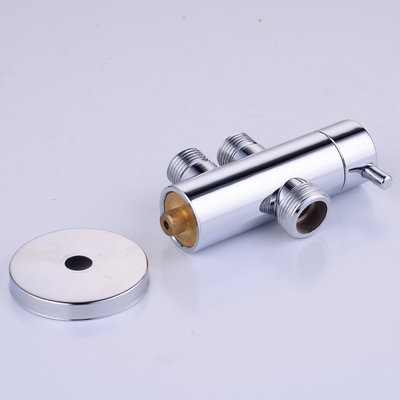 Faucet Shower Head Diverter , Shower Arm Diverter For Handshower With Suction Bracket
