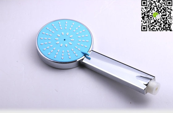 Multi Color Shower Head Sets , Rain Shower Head Save Water With Inner Insulated Tube