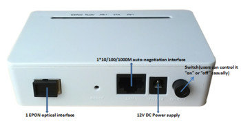 FTTH device single 10/100/1000M ethernet port GEPON ONU