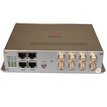 8channel Video over Fiber Multiplexer 2 4 8 16 channel video for option