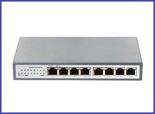 unmanaged 8 port gigabit PoE Switch with 8 * 10/1000M POE 15.4W
