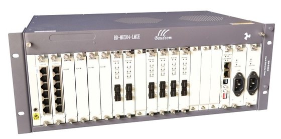Multi-service Fiber SDH multiplexer 19 slots PCB + ethernet + E1s service cards