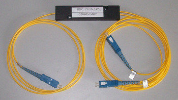 1 x 2  chnanels Planar lightwave circuit PLC Splitter optical power management