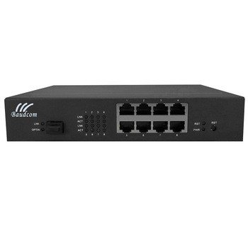 Passive Optical Networking CPE 8 *10/100M GEPON ONU with 1 SC/PC PON port