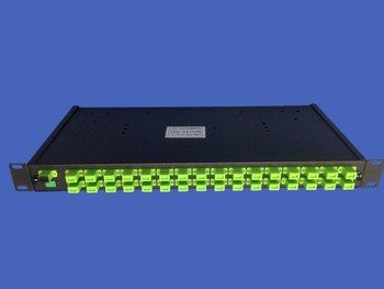 1 x 32 ways Rack Mount PLC Splitter Low Insertion Loss and high Return Loss