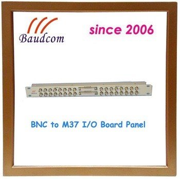 rack mount 32 BNC to 2 M37 interface converter with DB37 MDR68 Cable