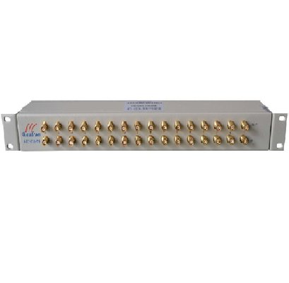 1 U 19' rack mount 1.6/5.6 coaxial 16 E1 Balun Panel 120ohm to 75ohm converter