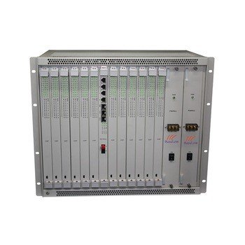 12 slots rack mount 360 POTS (FXO/FXS) over fiber Optical Multiplexer