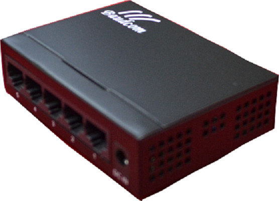 metal-shell Unmanaged 5 Ports 10/100M Ethernet Switch for small office home use