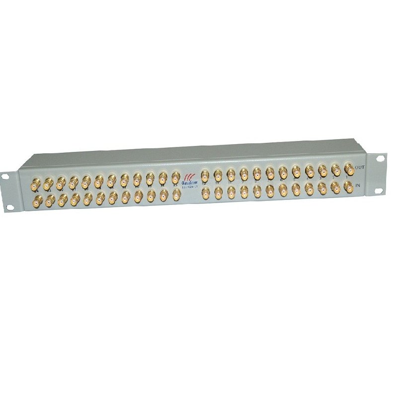75 ohm to 120 ohm converter 24E1 1.6/5.6 Coax  to RJ45 Balun Panel