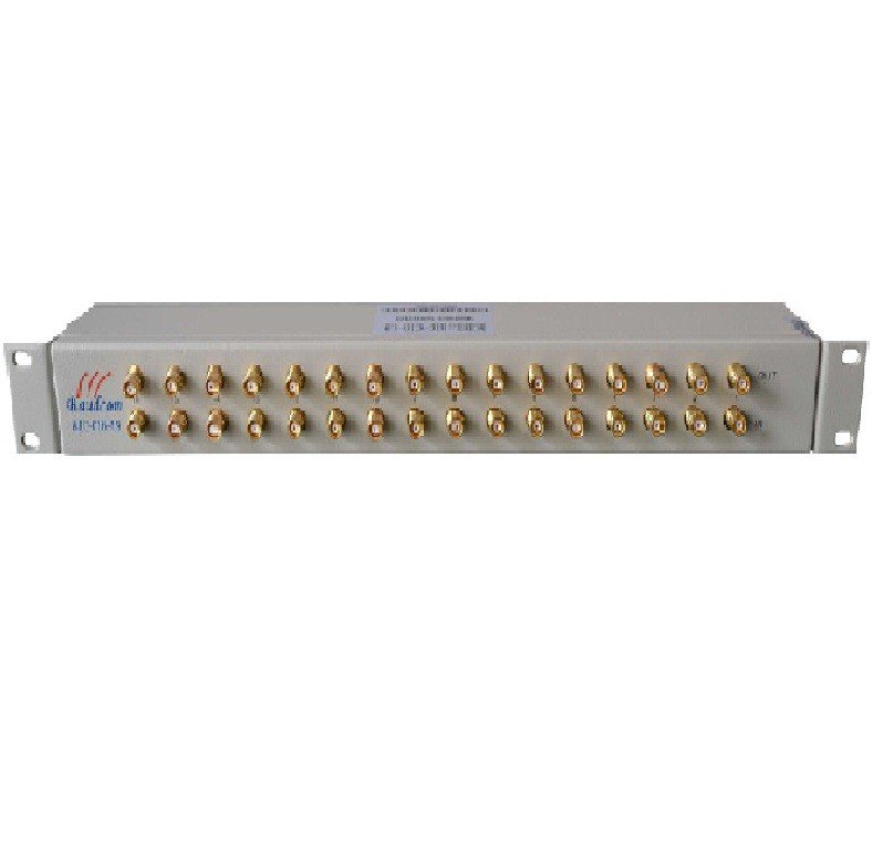 1 U 19' rack mount 1.6/5.6 coaxial 16 E1 Balun Panel 120ohm to 75ohm converter