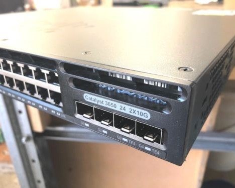 Original new cisco switch WS-C3650-24TD-L