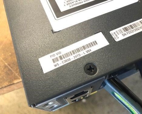 Original new cisco switch WS-C3650-24TD-L