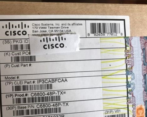 Original new cisco Module C6800-48P-TX=