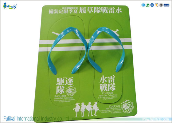 Green Urban EVA Mens Beach Slipper 13mm Thickness REACH / SGS