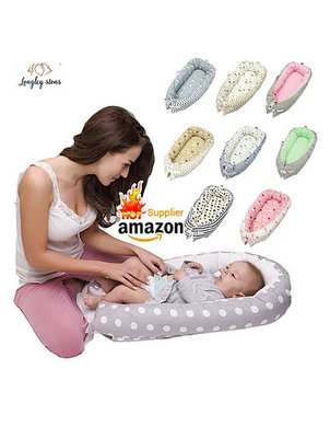 Made Washable Infant Accessories Portable Cotton New Born Safety  Crib Snuggle Nest