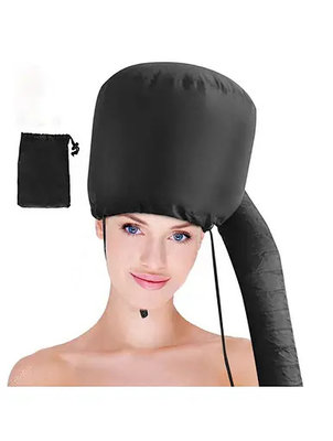 Customized Color Drawstring Hair Drying Towels Heating Cap Without Electric