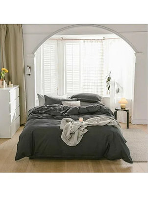 Home Multiple ColorBedroom Bedding Set  Custom Bed Spread Sets Plain Weave Comfortable