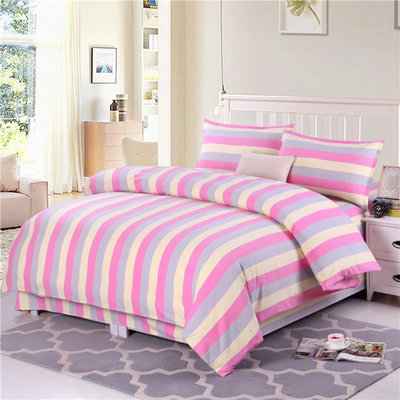Cotton Bedroom Bedding Set  Home Hotel Woven Bed Sheets Set