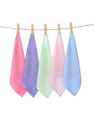 Natural Delicate Skin Newborn Wash Cloth Organic Bamboo Newborn Face Towel