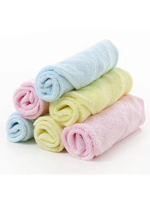 Natural Delicate Skin Newborn Wash Cloth Organic Bamboo Newborn Face Towel